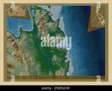 Surigao del Sur, province of Philippines. Open Street Map Stock Photo ...