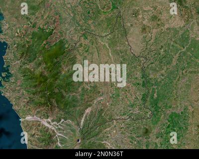 Tarlac, province of Philippines. High resolution satellite map ...