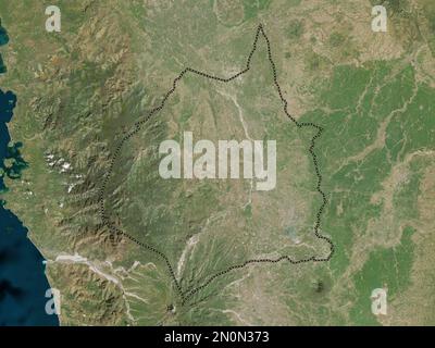 Tarlac, province of Philippines. Low resolution satellite map ...