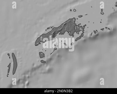 Tawi-Tawi, province of Philippines. Elevation map colored in wiki style ...