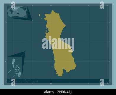 Zambales, province of Philippines. Solid color shape Stock Photo - Alamy