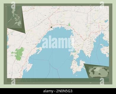 Zamboanga Sibugay, province of Philippines. Open Street Map Stock Photo ...