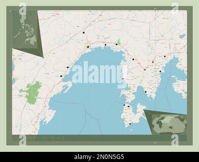 Zamboanga Sibugay, province of Philippines. Open Street Map Stock Photo ...