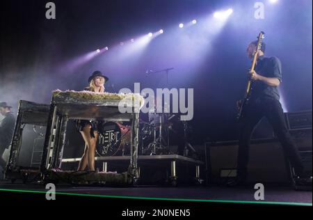 Emily Haines, James Shaw, Joshua Winstead and Joules Scott-Key with ...