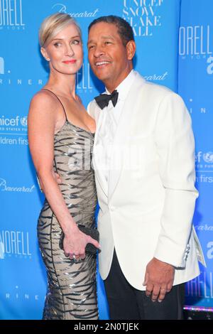 Hilary Gumbel, left, and Bryant Gumbel, right, attend the U.S. Fund for ...