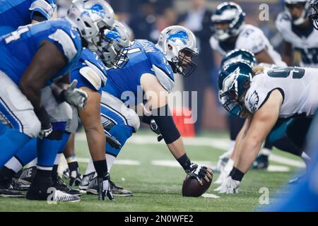 Line of scrimmage during an NFL football game, Sunday, Nov 1. 2020 ...