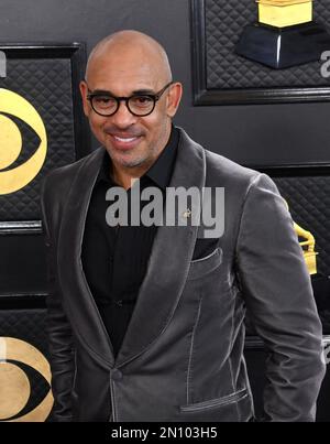 (L-R) Harvey Mason jr., CEO, the Recording Academy and Manuel Abud, CEO ...