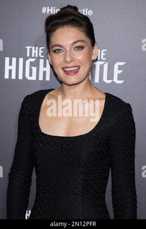 Alexa Davalos attends the Amazon original series "The Man in the High ...