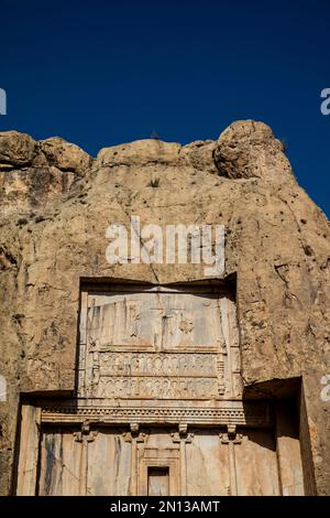 Tomb of Xerxes the Great, King of Kings of Achaemenid empire in ancient ...