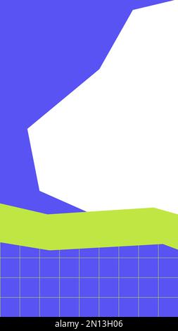 illustration design of slides with empty frame to add text or ...