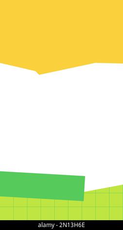 illustration design of slides with empty frame to add text or ...