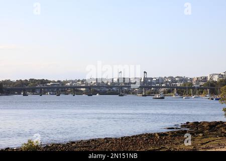 Ryde Bridge (A3) which connects the suburbs of Ryde to Rhodes over the ...