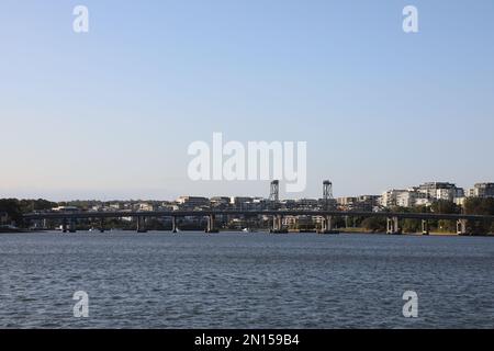 Ryde Bridge (A3) which connects the suburbs of Ryde to Rhodes over the ...