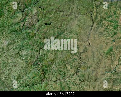 Vila Real, district of Portugal. High resolution satellite map ...