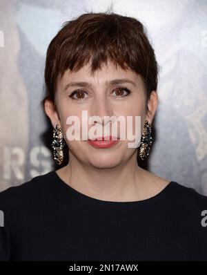 Writer Abi Morgan attends the premiere for "Suffragette" at the Paris ...