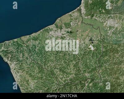 Aguada, municipality of Puerto Rico. High resolution satellite map ...