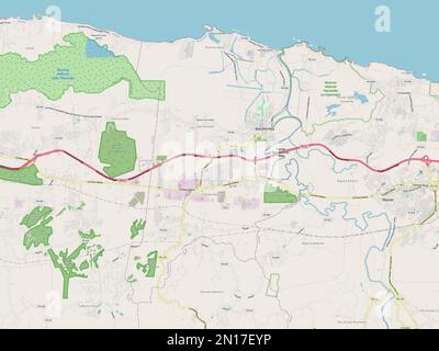 Barceloneta, municipality of Puerto Rico. Open Street Map. Locations of ...