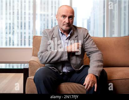Phil Collins, the drummer in the pop group 'Flaming Youth' today ...