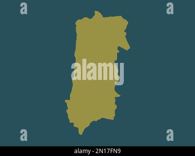 Bayamon, municipality of Puerto Rico. Solid color shape. Corner ...