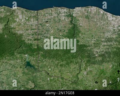Camuy, municipality of Puerto Rico. High resolution satellite map ...