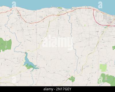 Camuy, municipality of Puerto Rico. Open Street Map. Locations of major ...