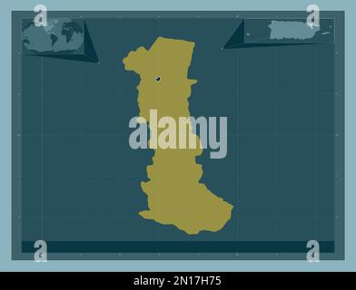 Canovanas, municipality of Puerto Rico. Solid color shape. Locations ...