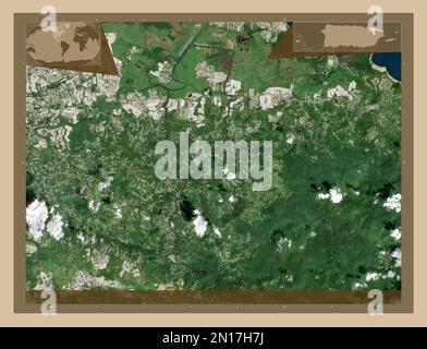 Canovanas, municipality of Puerto Rico. Low resolution satellite map ...