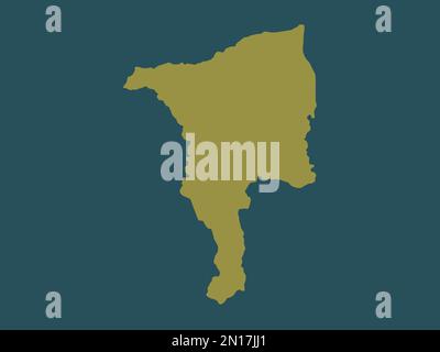 Ciales, municipality of Puerto Rico. Solid color shape. Locations of ...