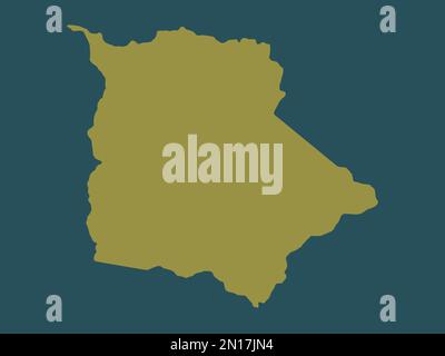 Coamo, municipality of Puerto Rico. Solid color shape. Locations and ...