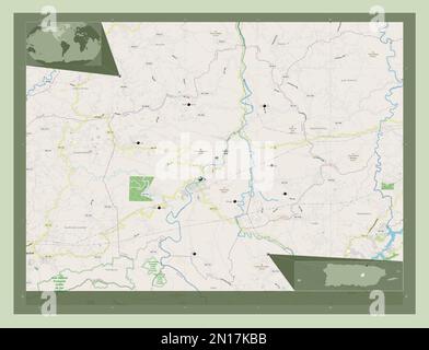 Comerio, municipality of Puerto Rico. Open Street Map. Locations and ...