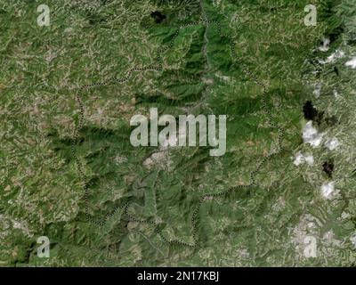 Comerio, municipality of Puerto Rico. High resolution satellite map ...