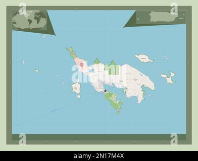 Culebra, municipality of Puerto Rico. Open Street Map Stock Photo - Alamy