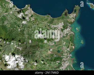 Fajardo, municipality of Puerto Rico. High resolution satellite map ...