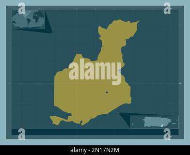 Guayama, municipality of Puerto Rico. Solid color shape Stock Photo - Alamy