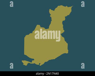 Guayama, municipality of Puerto Rico. Solid color shape. Locations of ...