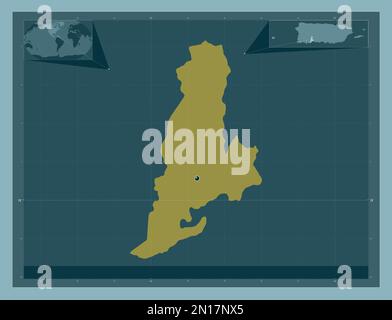 Guayanilla, municipality of Puerto Rico. Solid color shape. Locations ...