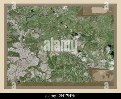 Gurabo, municipality of Puerto Rico. High resolution satellite map ...
