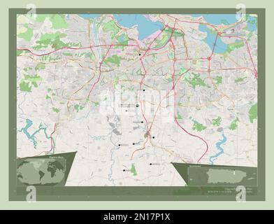 Guaynabo, municipality of Puerto Rico. Open Street Map. Corner ...