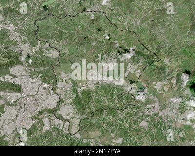 Gurabo, municipality of Puerto Rico. High resolution satellite map ...