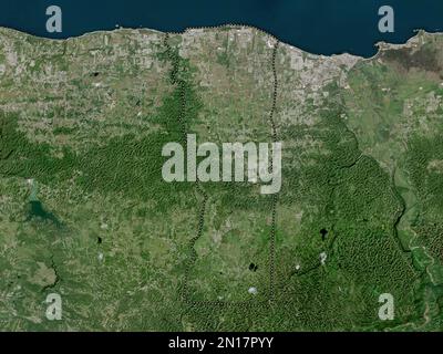 Hatillo, municipality of Puerto Rico. High resolution satellite map ...