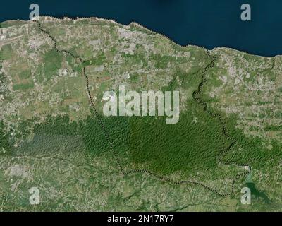 Isabela, municipality of Puerto Rico. High resolution satellite map ...