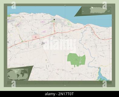 Isabela, municipality of Puerto Rico. Open Street Map. Locations and ...