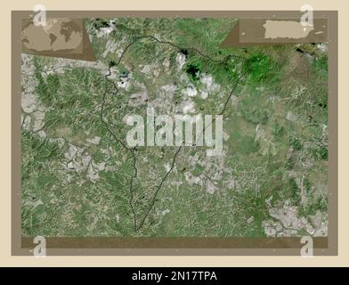 Juncos, municipality of Puerto Rico. High resolution satellite map ...