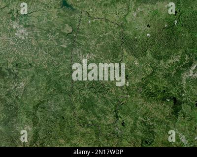 Lares, municipality of Puerto Rico. High resolution satellite map ...