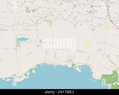 Lajas, municipality of Puerto Rico. Open Street Map. Locations of major ...