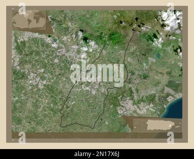 Ceiba, municipality of Puerto Rico. High resolution satellite map ...