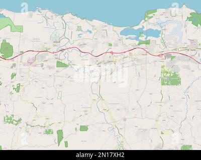 Manati, municipality of Puerto Rico. Open Street Map. Locations and ...
