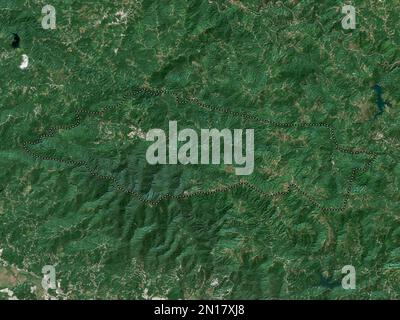 Maricao, municipality of Puerto Rico. Low resolution satellite map ...