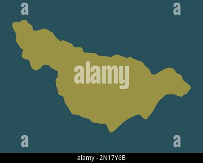 Maunabo, municipality of Puerto Rico. Solid color shape. Locations and ...