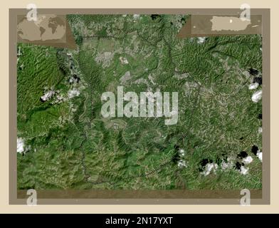 Morovis, municipality of Puerto Rico. High resolution satellite map ...